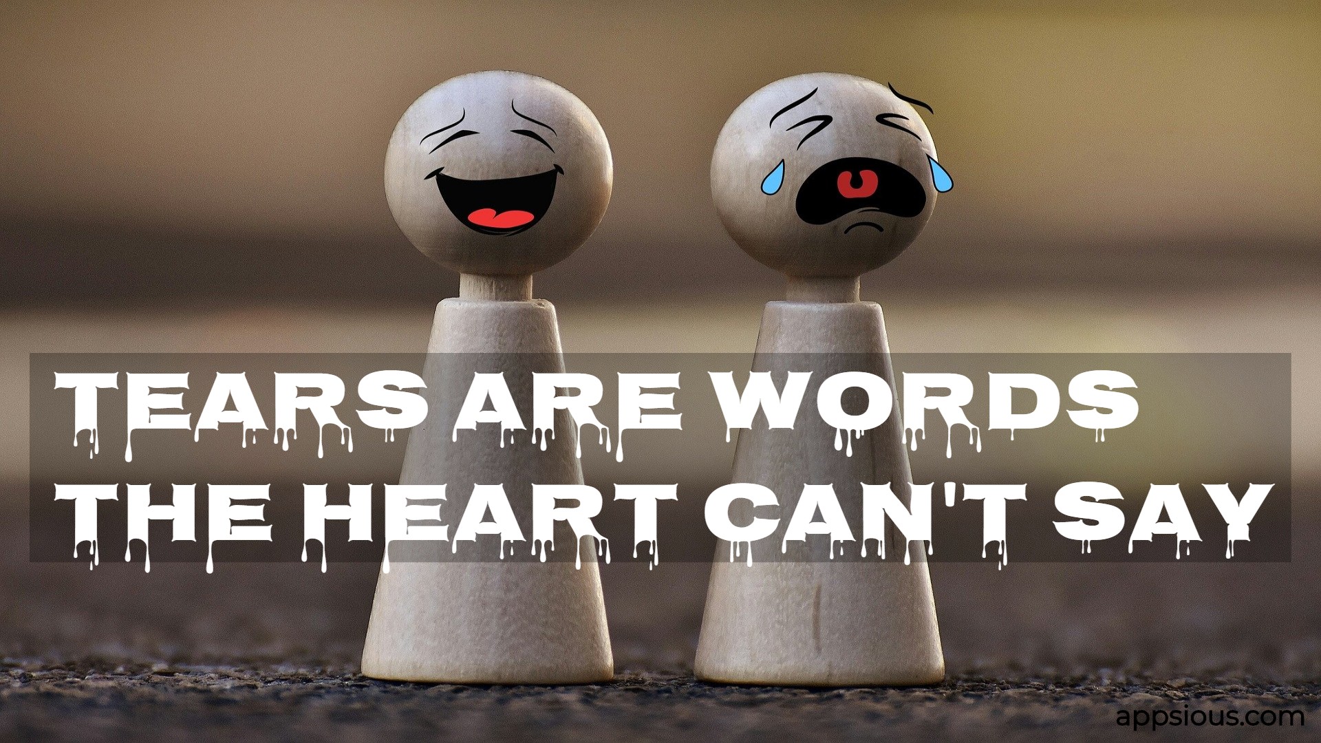 Tears are words the heart can't say - quotewis.com