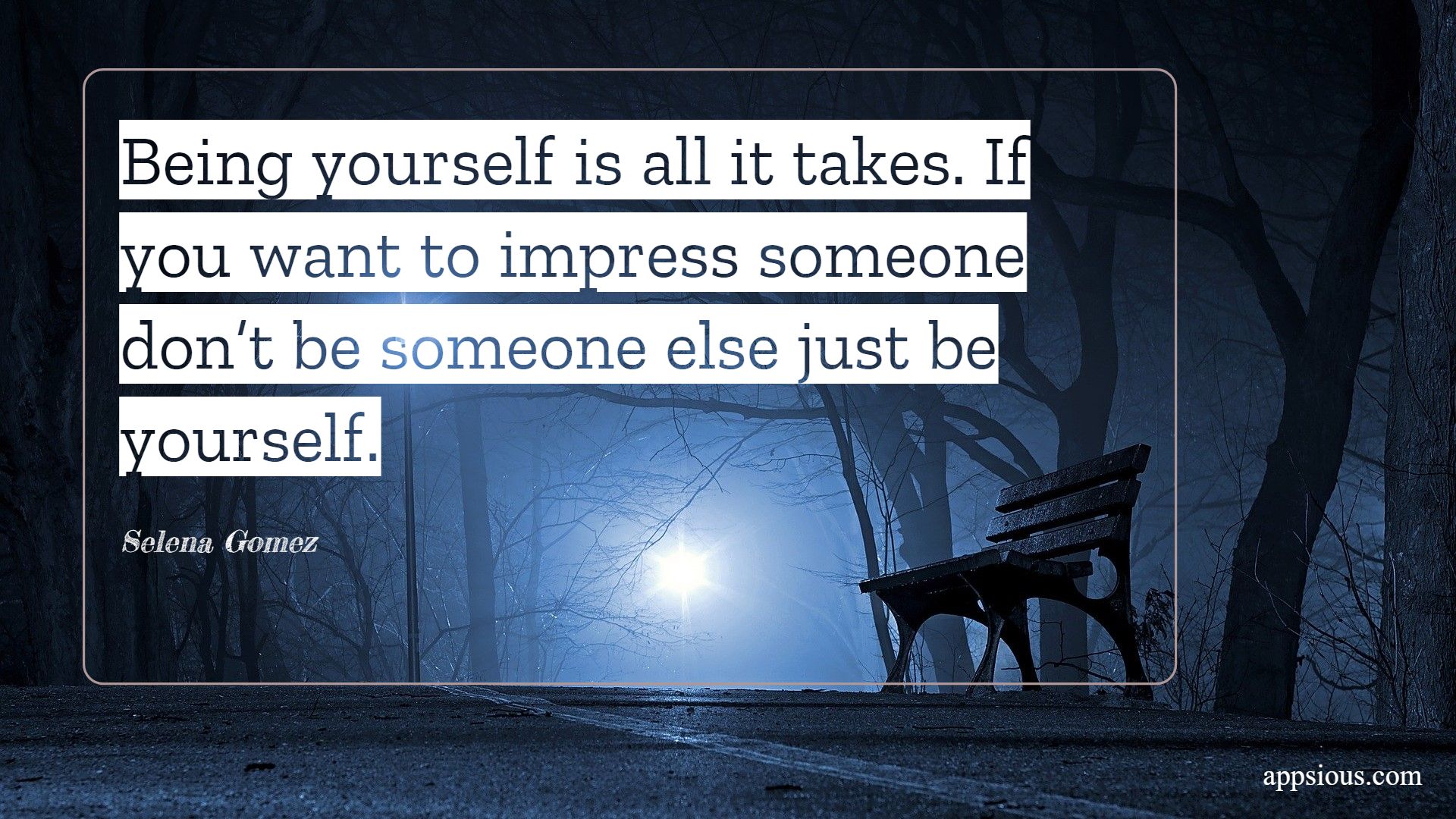 Being yourself is all it takes. If you want to impress someone don’t be ...
